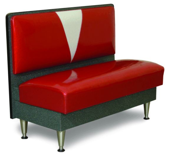 Neon Single Restaurant Booth | Millennium Seating